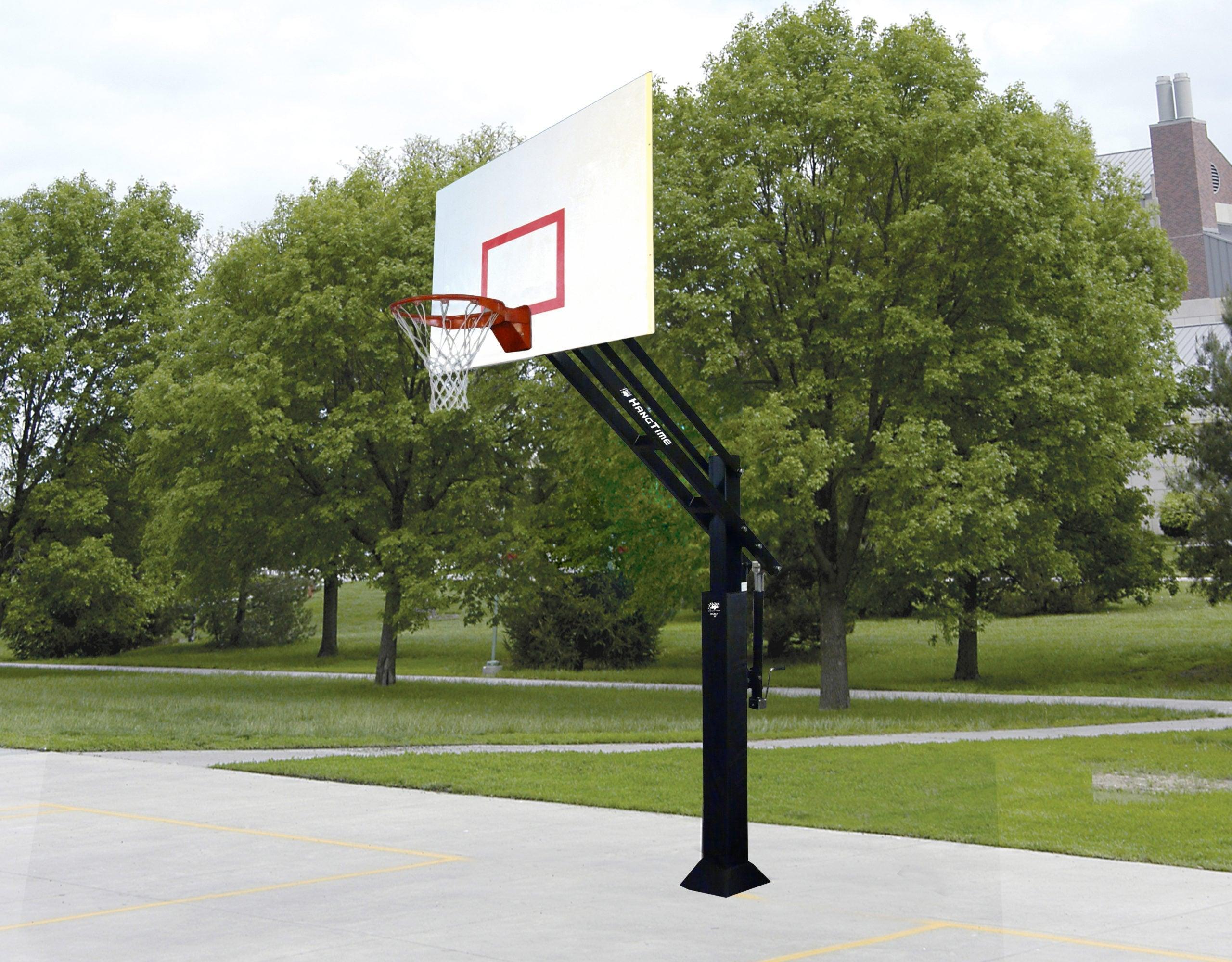 HangTime Adjustable BB System with 42" x 72" Steel Backboard – SNA Sports